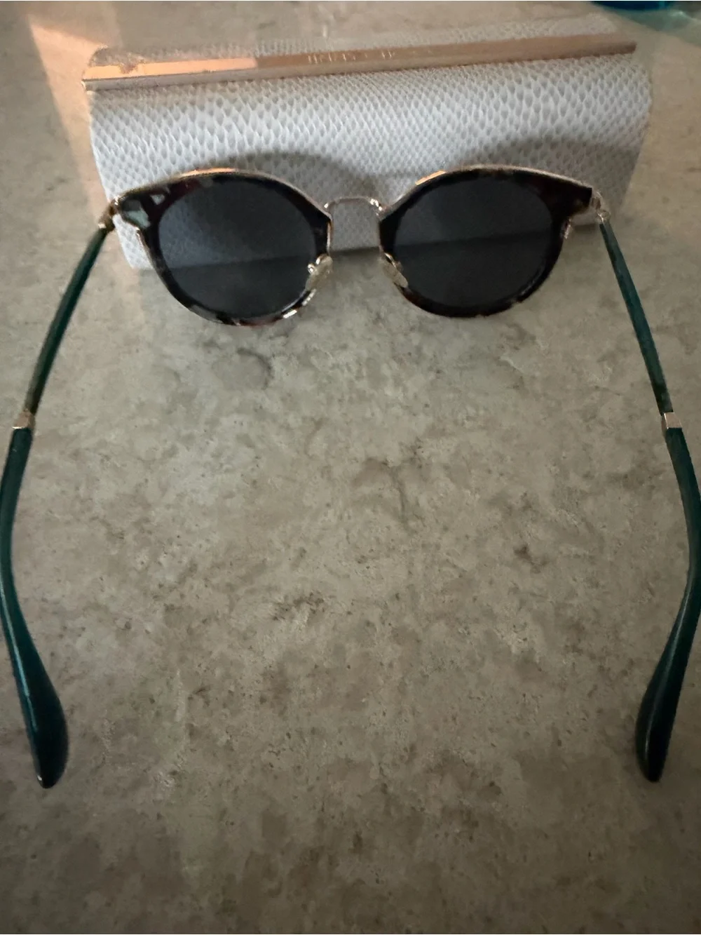 Jimmy Choo | Accessories | Jimmy Choo Tortoiseshell Round Sunglasses ...